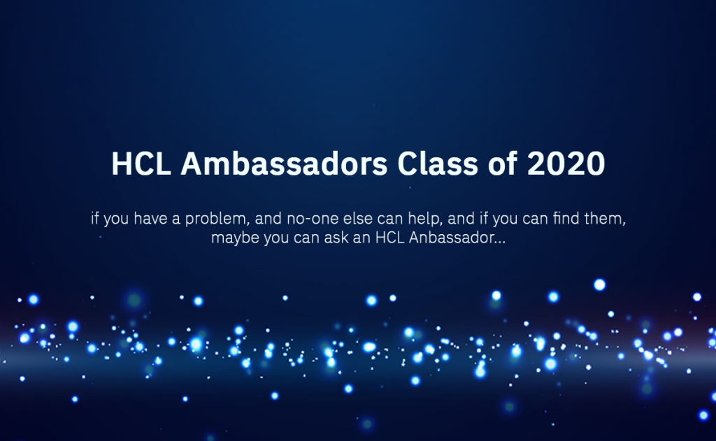 HCL Ambassadors Class of 2020 - KTNBS
